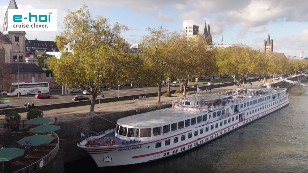 DCS Alemannia - mit dem Flussschiff auf dem Rhein - YouTube