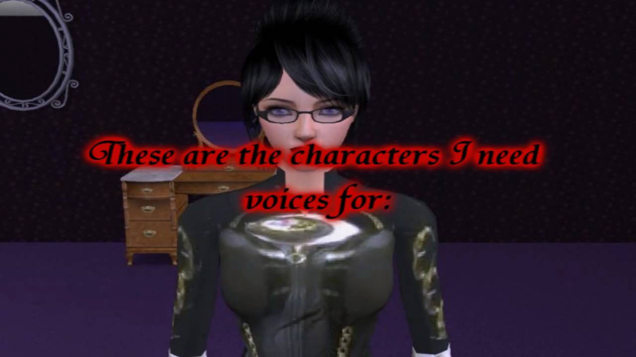 Bayonetta Sims voice auditions - YouTube