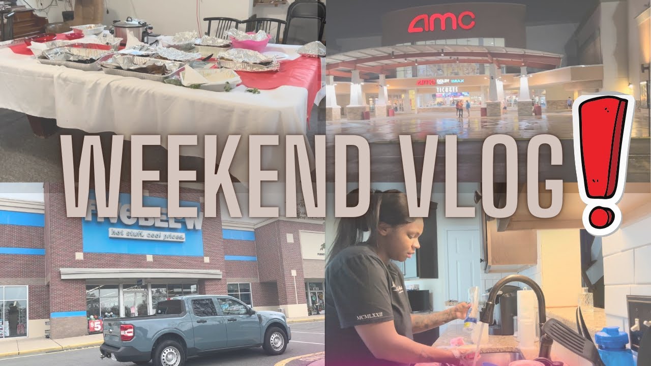 ️FAMILY COOKOUT 🍽️ | FIVE BELOW/ TARGET PICKUP💰 🛍️ | DATE NIGHT 📽️ ...