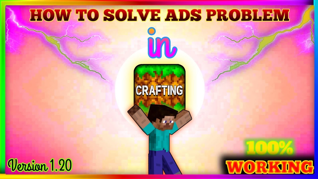 How To Solve Ads Problem In Crafting and Building🏠 || Secret Setting🤫 ...