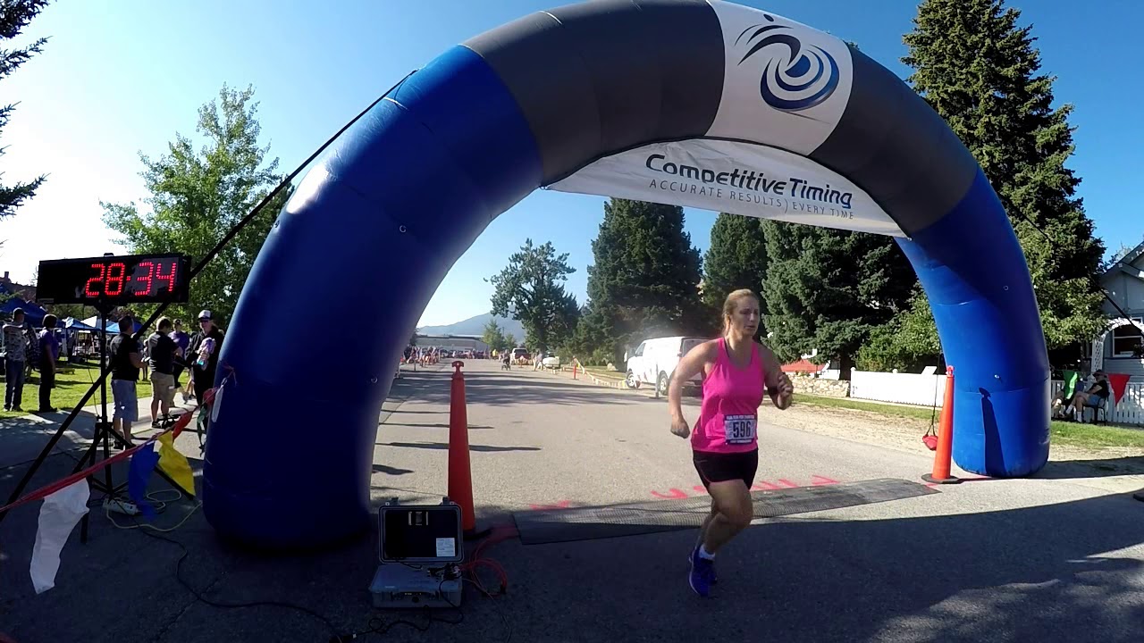2018 Red Lodge Fun Run Finish - YouTube