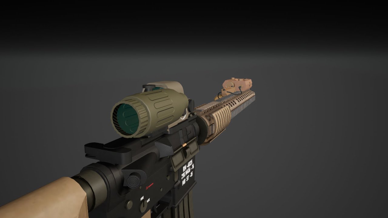 m4 gun ue 4.21 to 4.27 and ue5 - YouTube