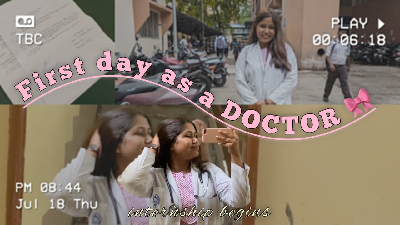 first day as doctor, signing in as Dr. Sab for life 🎀 MBBS intern, GMCH ...