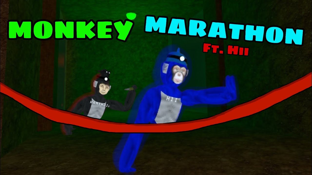 I did a MONKEY MARATHON in BIG SCARY - YouTube