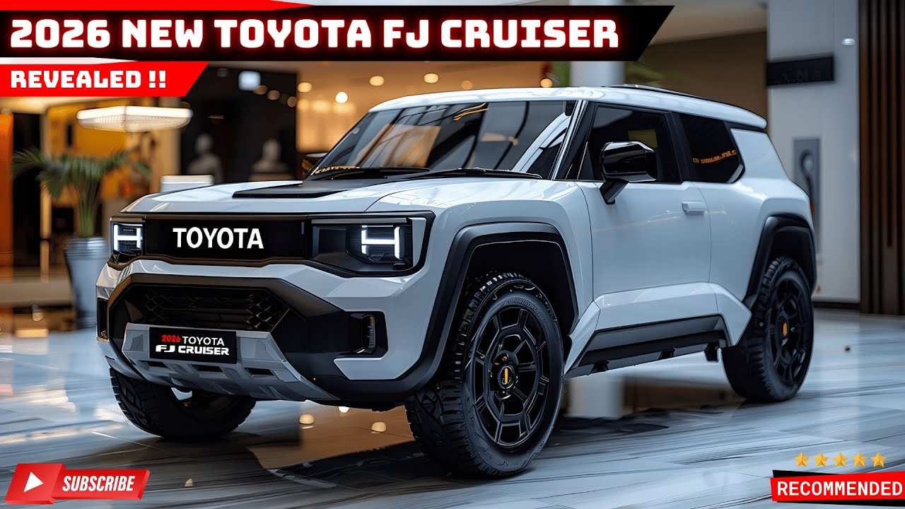 New 2026 Toyota FJ Cruiser: REVEALED! Your First Look at the Next-Gen ...