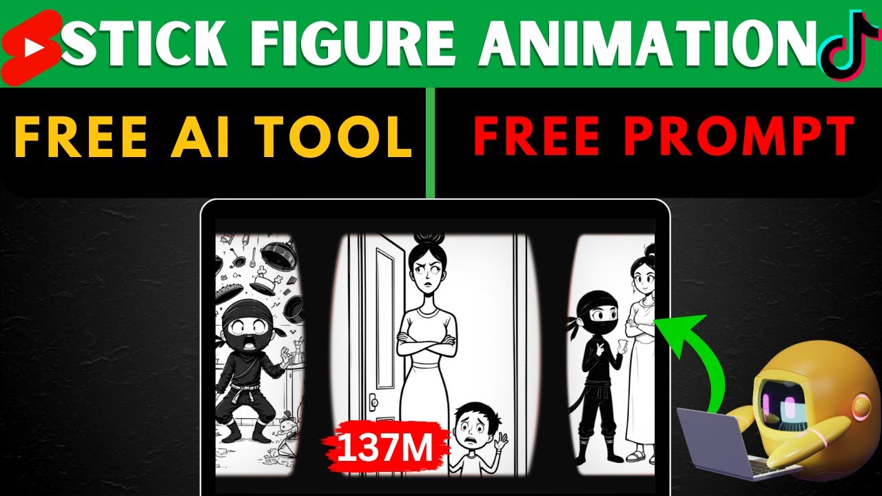 AI Stick Figure Animation Tutorial (2025) – Create Viral Videos Like ...