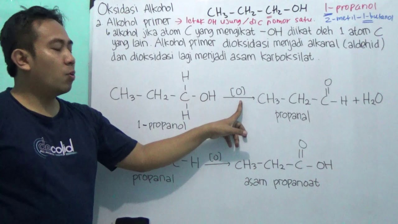 Oksidasi Alkohol Primer - YouTube