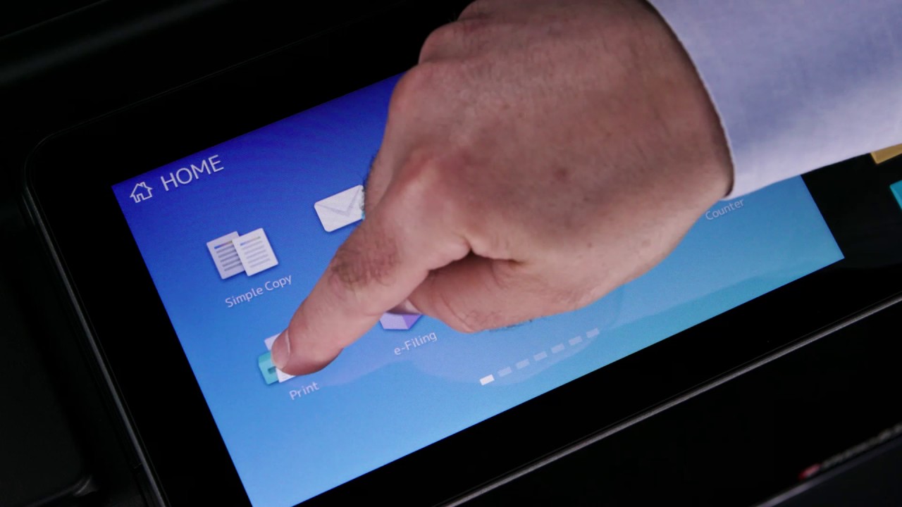 Toshiba MFP How-to: Multi Station Print - YouTube