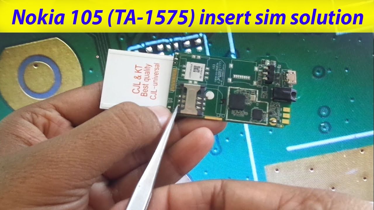 Nokia 105 (TA-1575) insert sim solution 2024. - YouTube