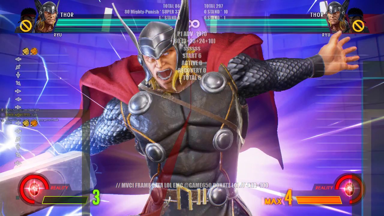 MVCI THOR HIT BOX FRAME DATA LOL - YouTube