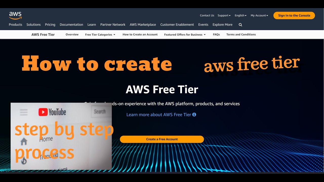 how to create free aws account step by step - YouTube