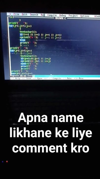 Print Any Name By Using For Loop In C Coding Basicc Computer Shorts Viral