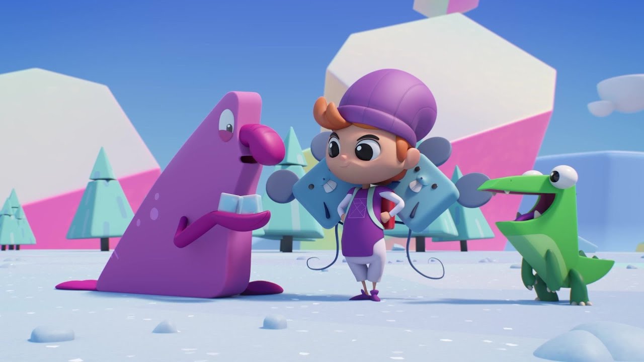 Tangranimals | The Ice Kingdom (Compilation) Cartoon in English for ...
