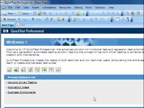QTP Tutorial Part1 - Introduction to QTP - YouTube