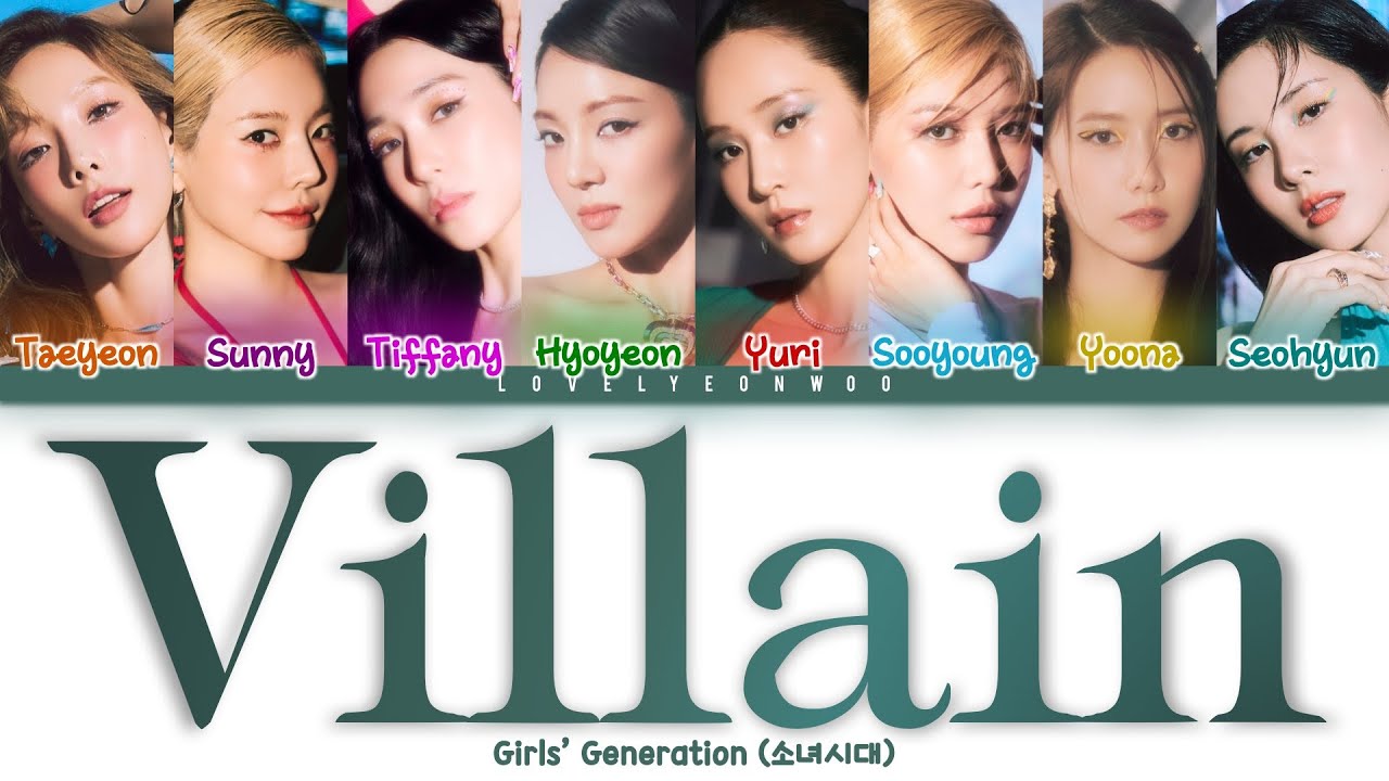 Girls' Generation (소녀시대) – Villain Lyrics (Color Coded Han/Rom/Eng ...
