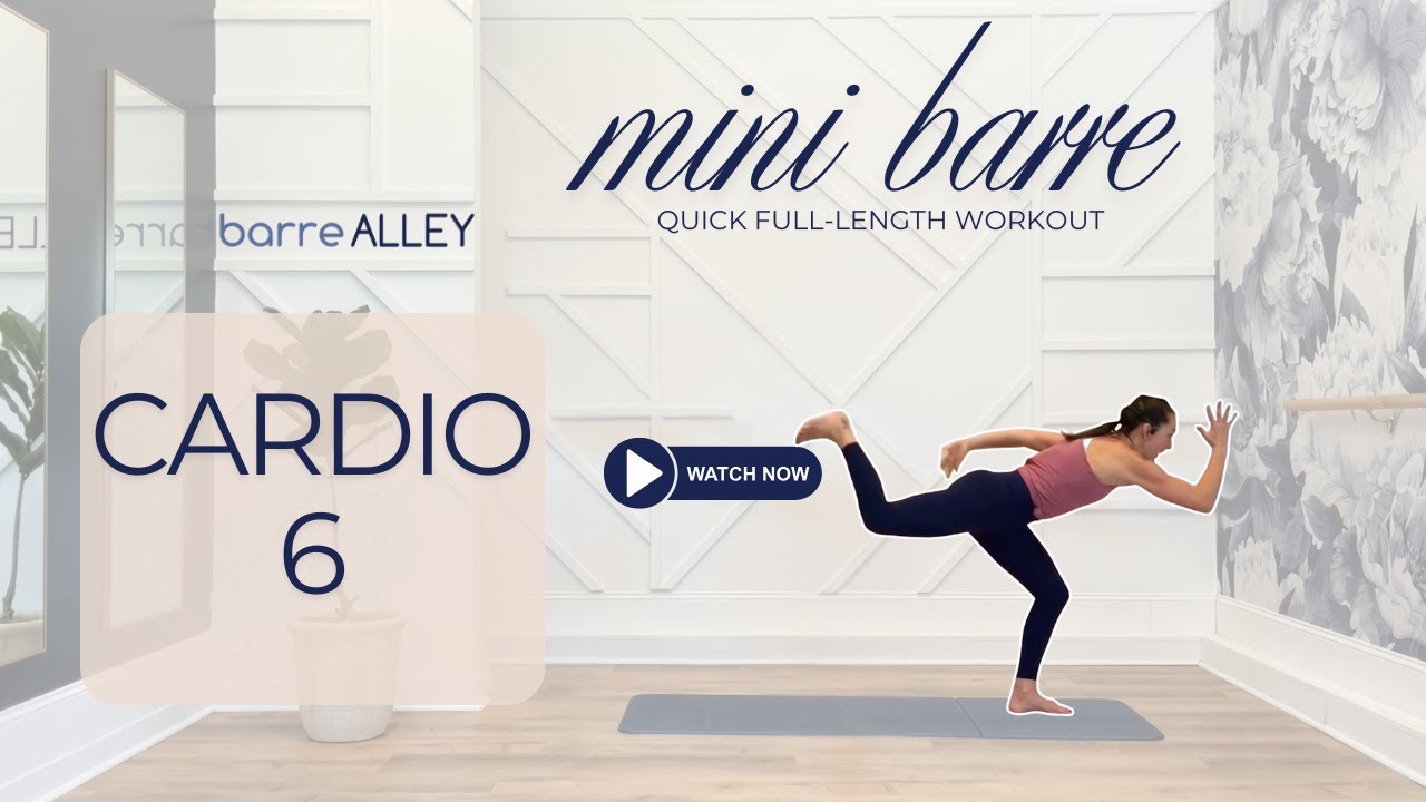 Try This Fun Cardio Barre Workout At Home! - YouTube