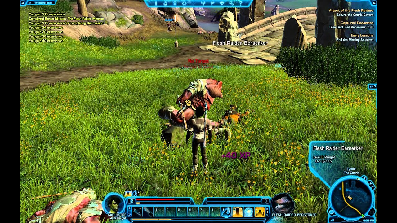 Star Wars : The Old Republic - Jedi Knight - Killing Flesh Raiders ...