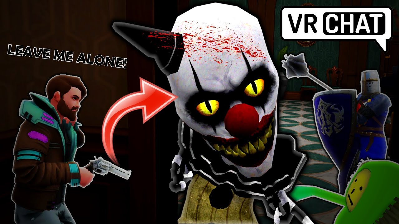 The Clown is on the Loose | VRChat Murder Funny Moments - YouTube