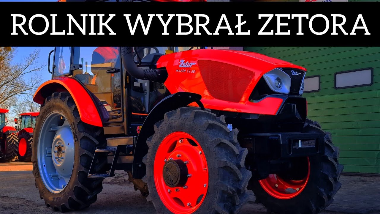 Rolnik wybrał Zetora - Major CL 80 - przygotowanie i dostawa do klienta ...