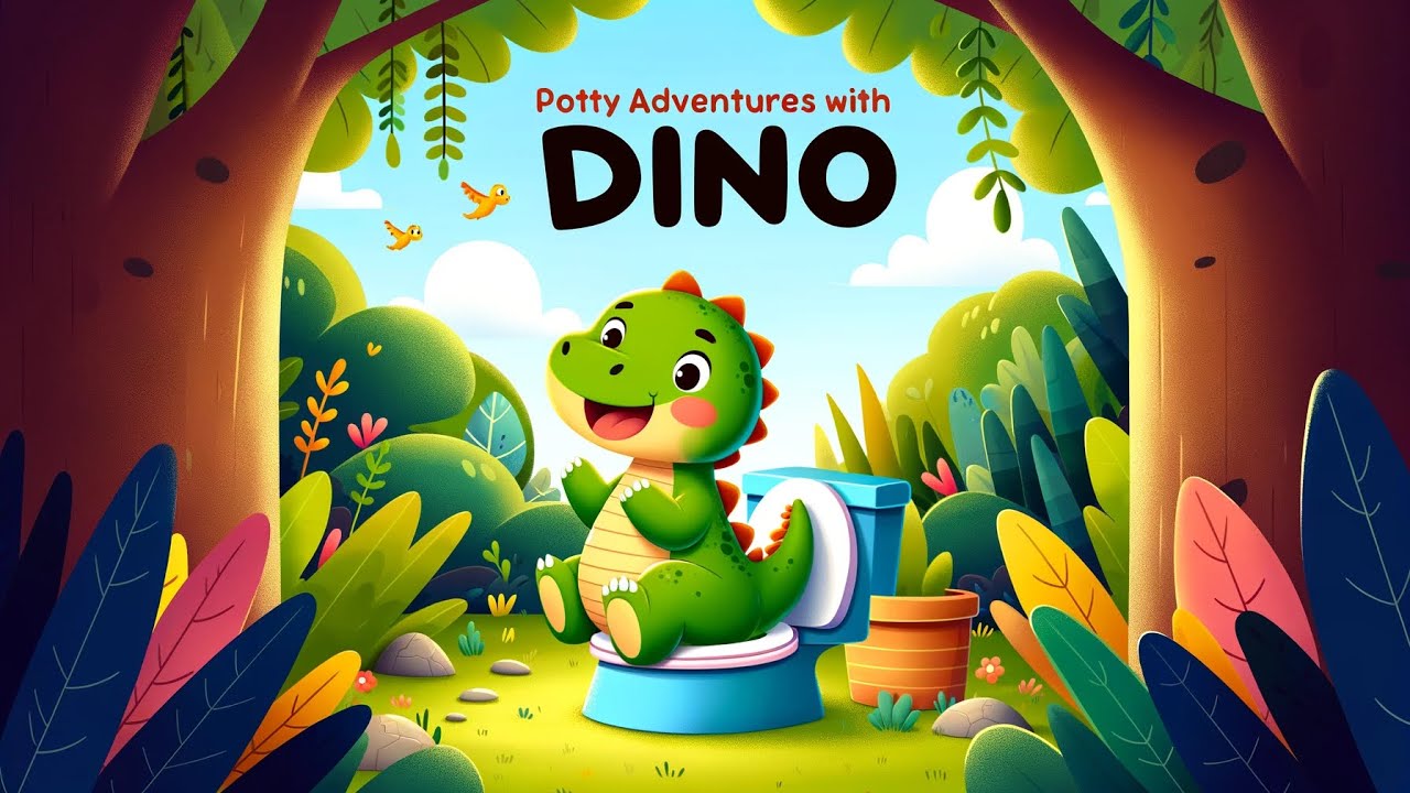 Toby the T-Rex Learns to Use the Potty｜Developmental Milestone｜Potty ...