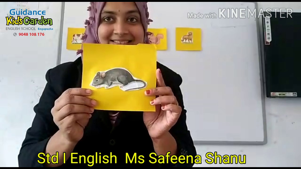 Guidance English School -Engapuzha Std I English Class 1 - YouTube