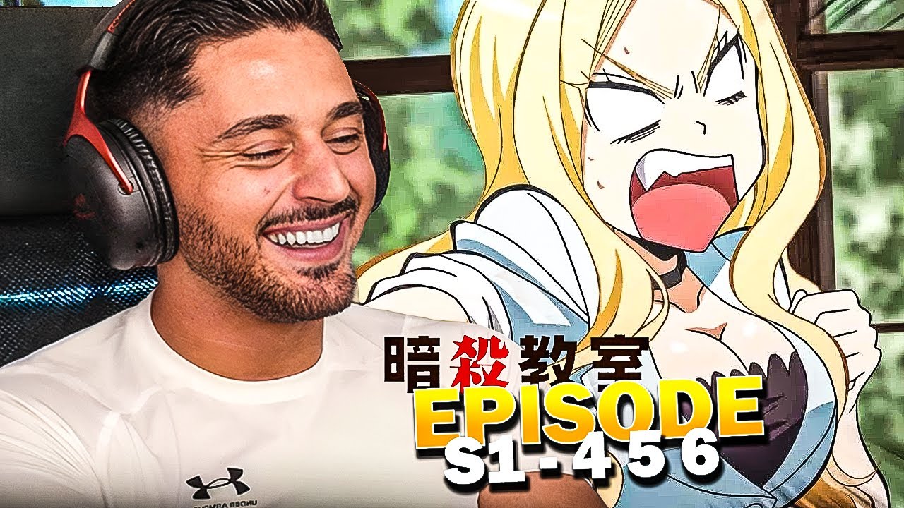 MME POUFFE 😂 ASSASSINATION CLASSROOM SAISON 1 EPISODE 4 5 6 REACTION FR ...