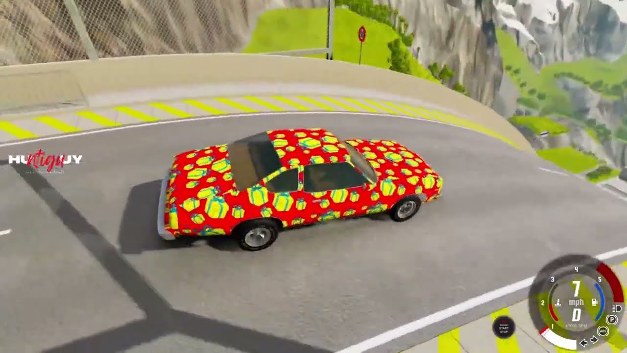 BIGGEST JUMP IN BEAMNG! - BeamNG Drive Car Jump Arena - YouTube