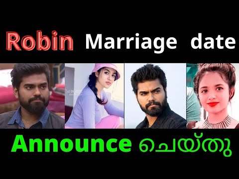 Robin Radhakrishnan ന്റെയും Arathi podi യുടെയും Marrige Date fix ചെയ്തു ...
