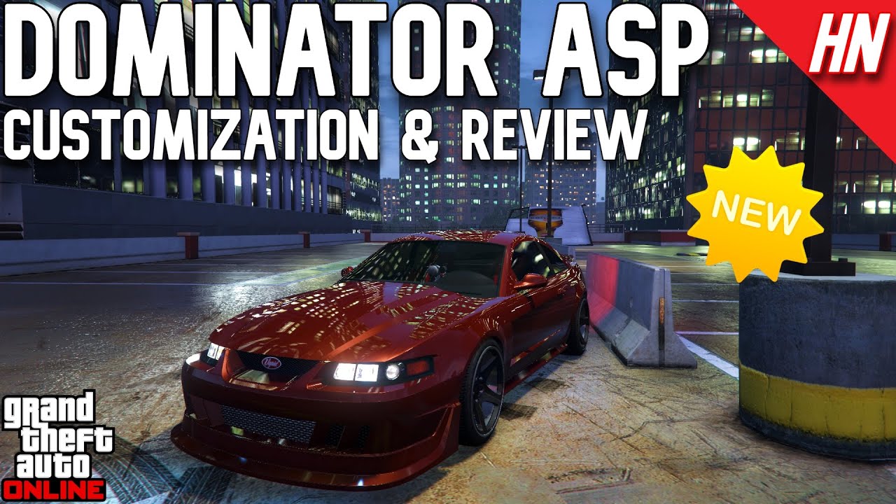 Vapid Dominator ASP Customization & Review | GTA Online - YouTube