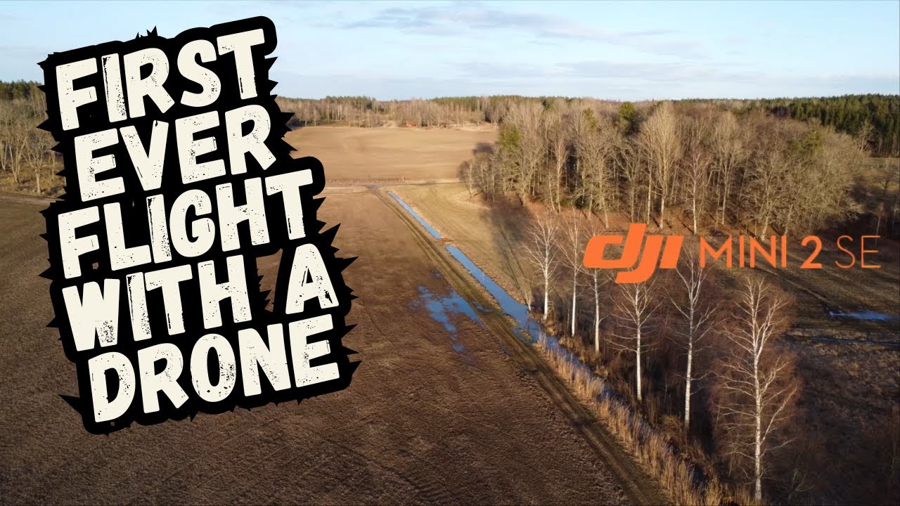 My first flight with a drone - DJI Mini 2 SE - YouTube