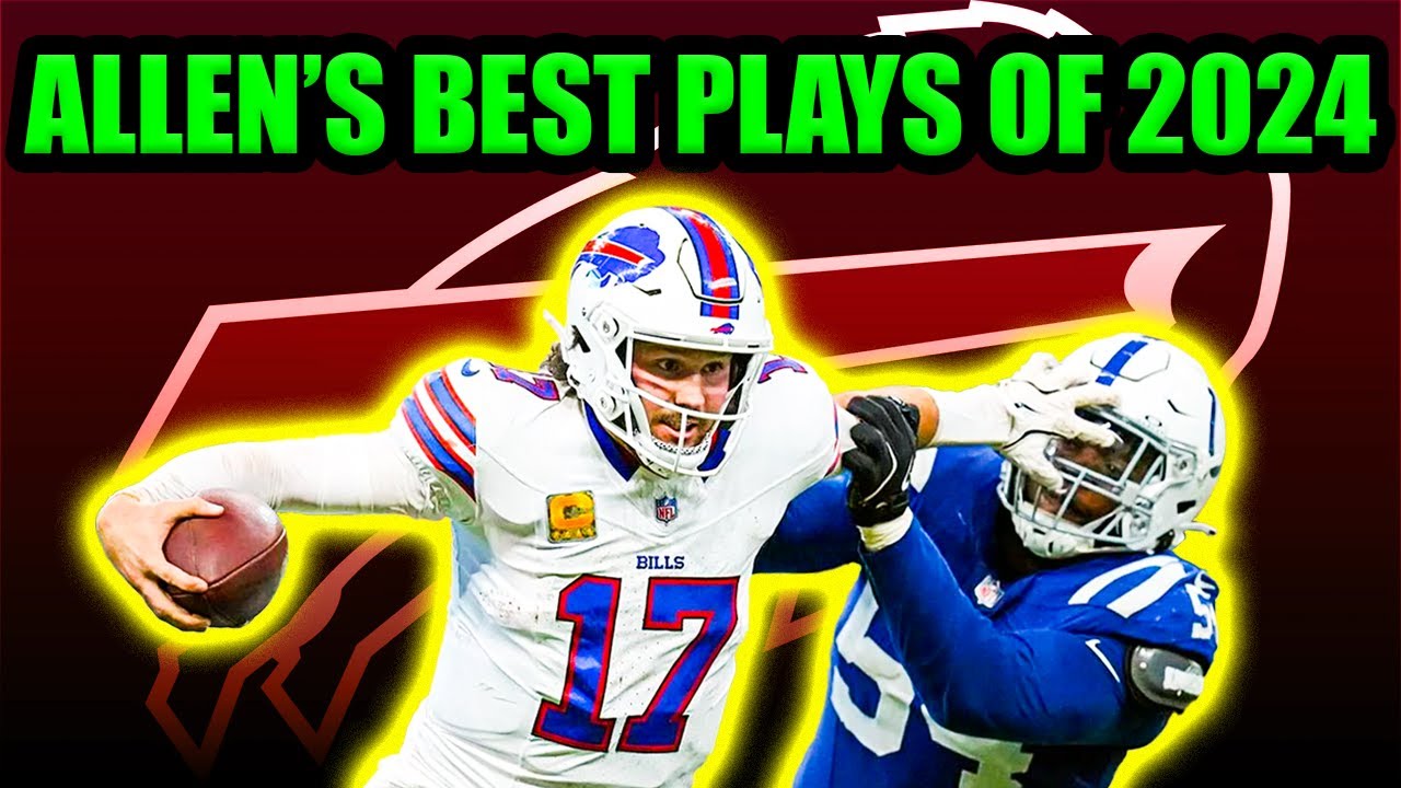 Josh Allen Plays, but they get increasingly CRAZIER (2024 Season At Bye ...