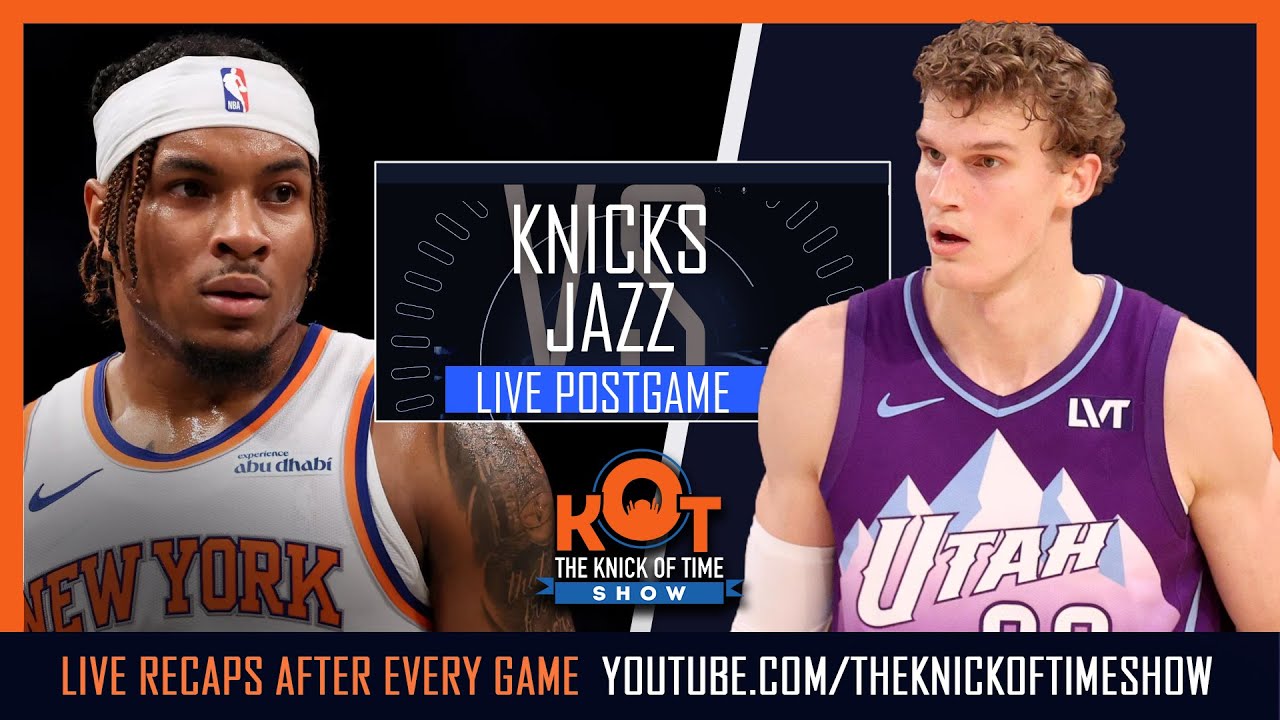 Knicks Dominate Jazz: 146 Points & NBA Record! 🔥| Knicks Vs Jazz Live ...