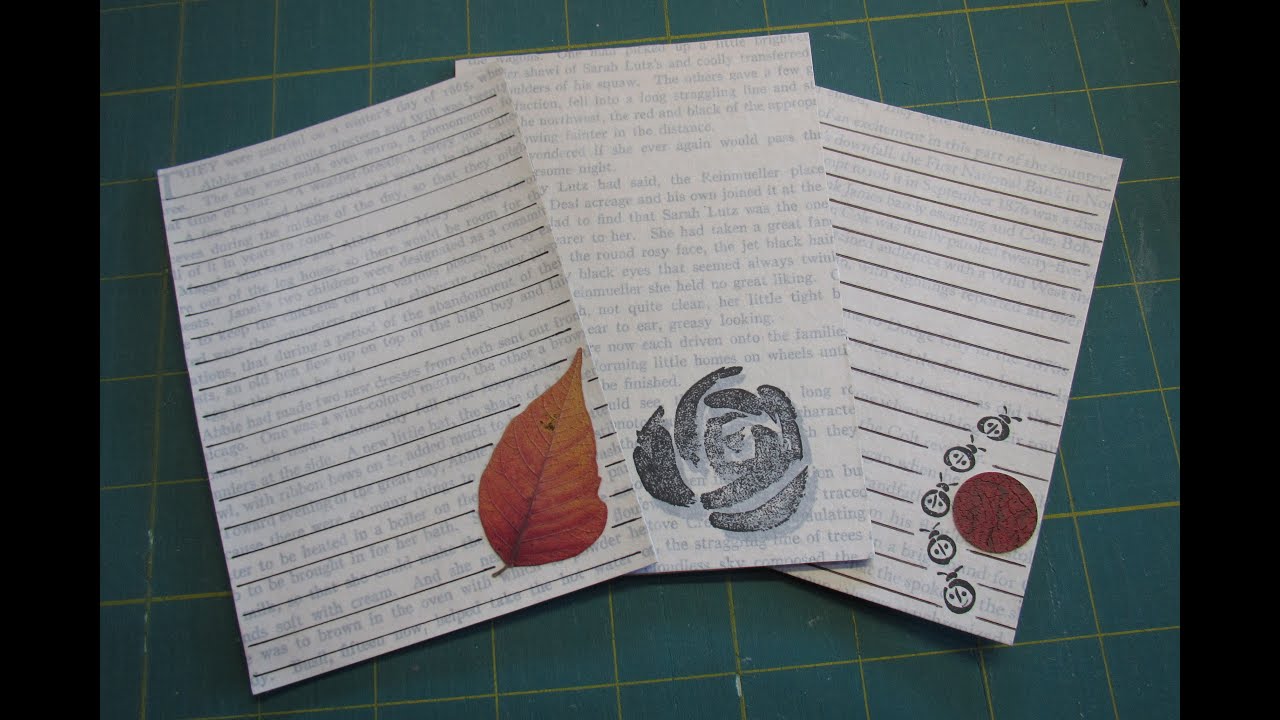 Journaling Card a Tutorial - YouTube