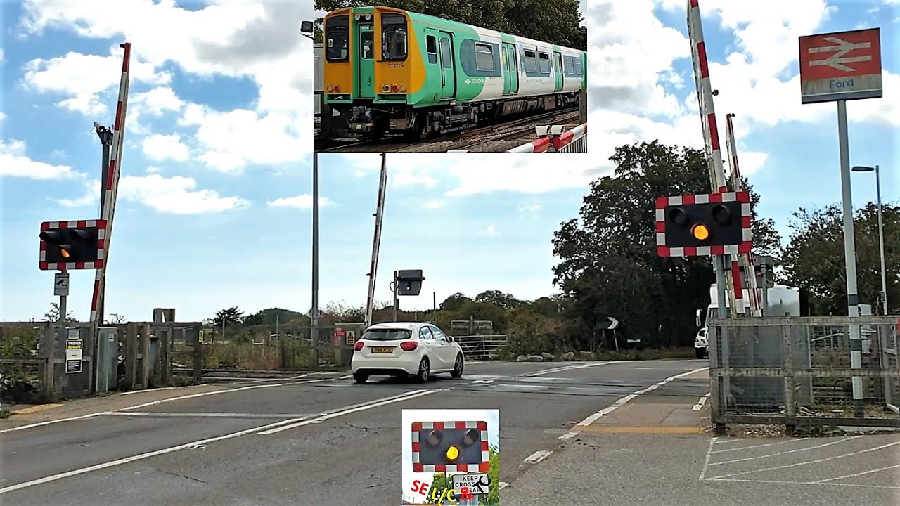 Ford Level Crossing, West Sussex - YouTube