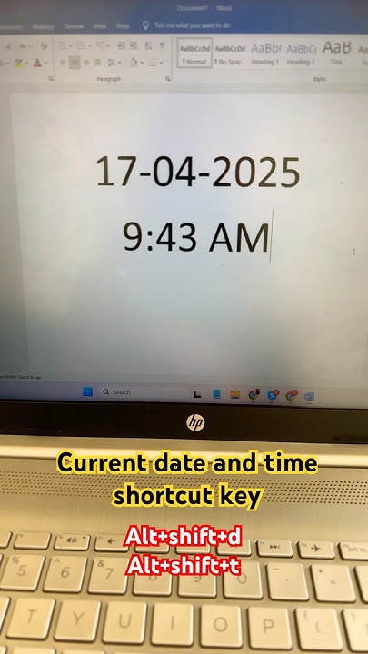 Current date and time symbol shortcut ms word #shortcutkeys #asmr #computereducation #computer ...