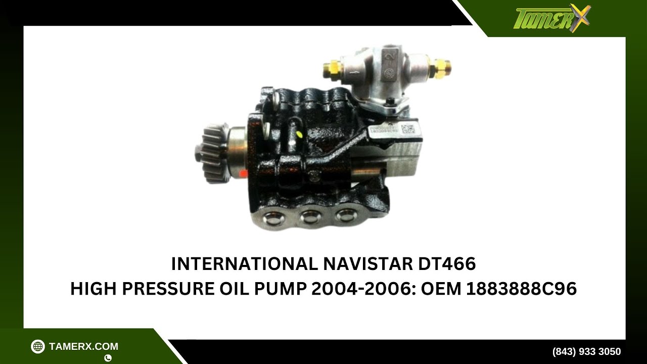 International Navistar DT466 High Pressure Oil Pump 2004-2006: OEM ...