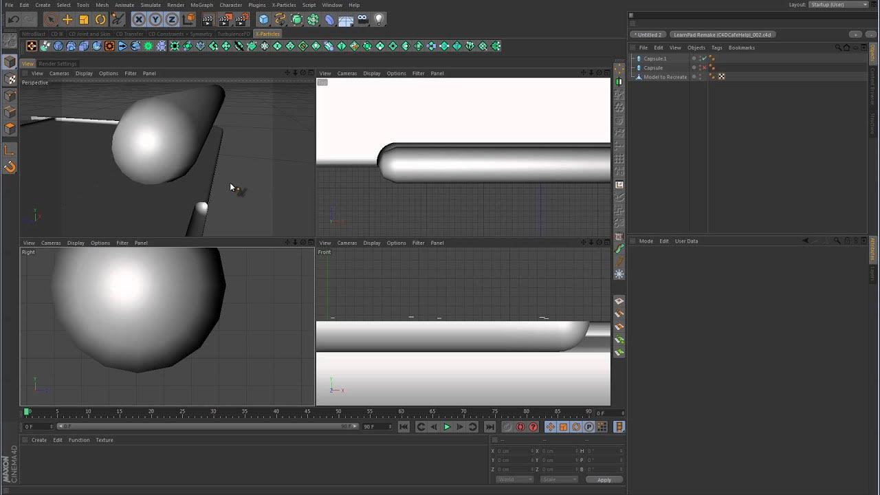 Sub D Modeling In C4d Lesson 18 Choosing Where To Start Your Modeling Youtube