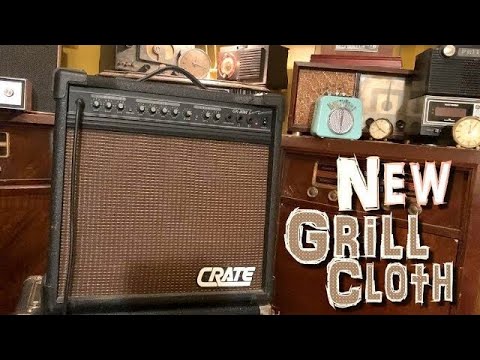 Fixed The Chorus Effect On This Guitar Amp.. And Snazzy New Grill Cloth ...