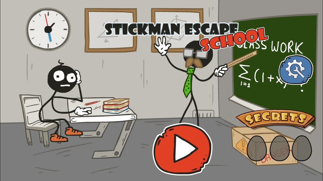 Playing Stickman School Escape Super! Fun Gameplay Video @BattleZoneX7 ...