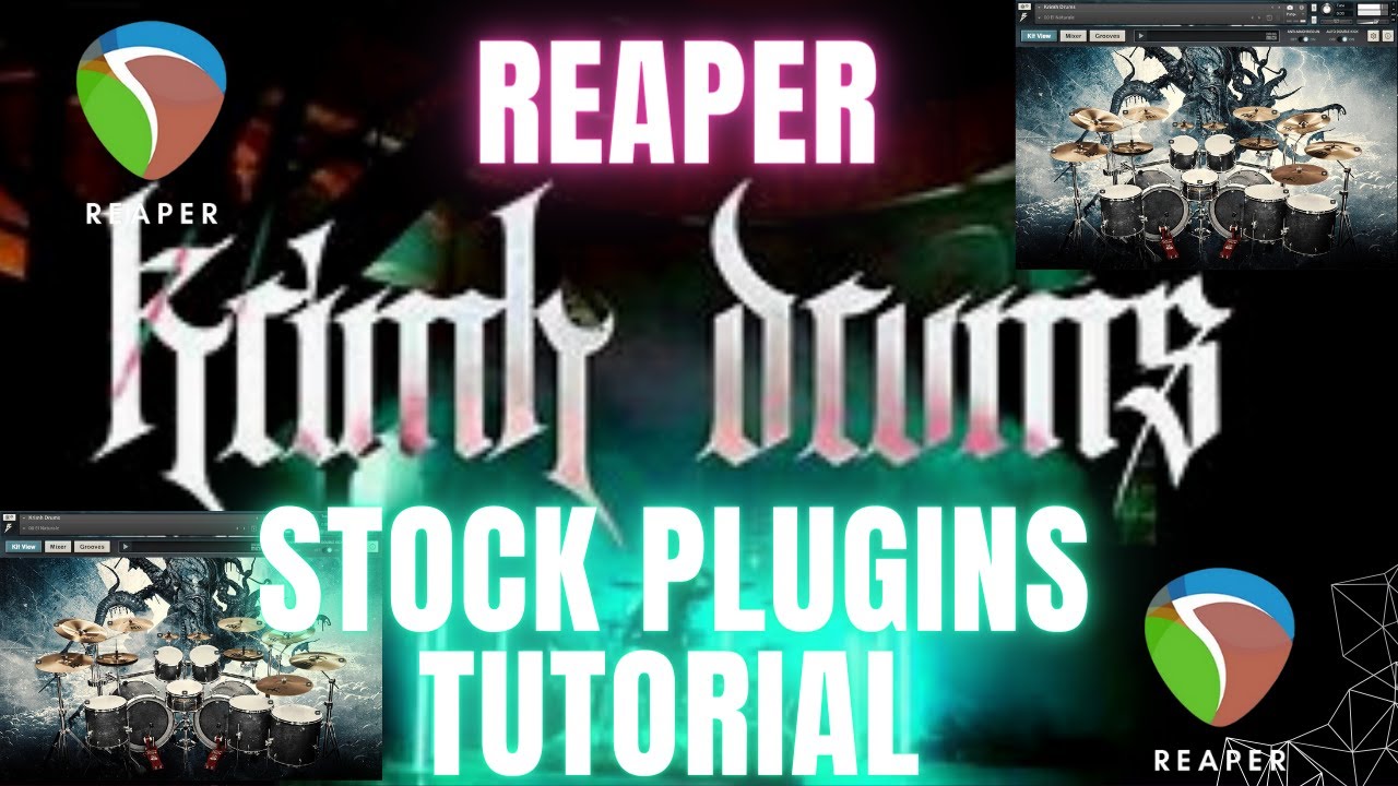 Mix Bogren Digital Krimh Drums with stock Reaper Plugins (Full Tutorial with Free Template ...