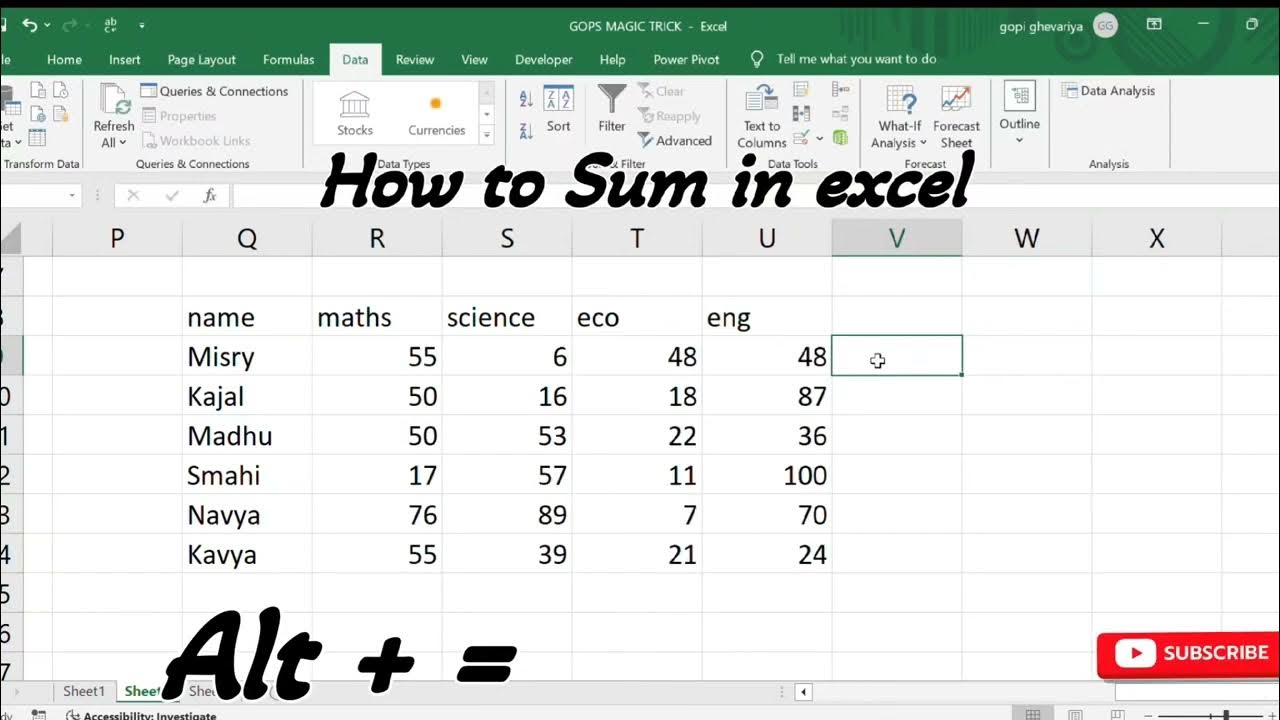 #excel #basicexcel #exceltricks #exceltutorial #exceltips #excelformula #youtubeshorts # ...