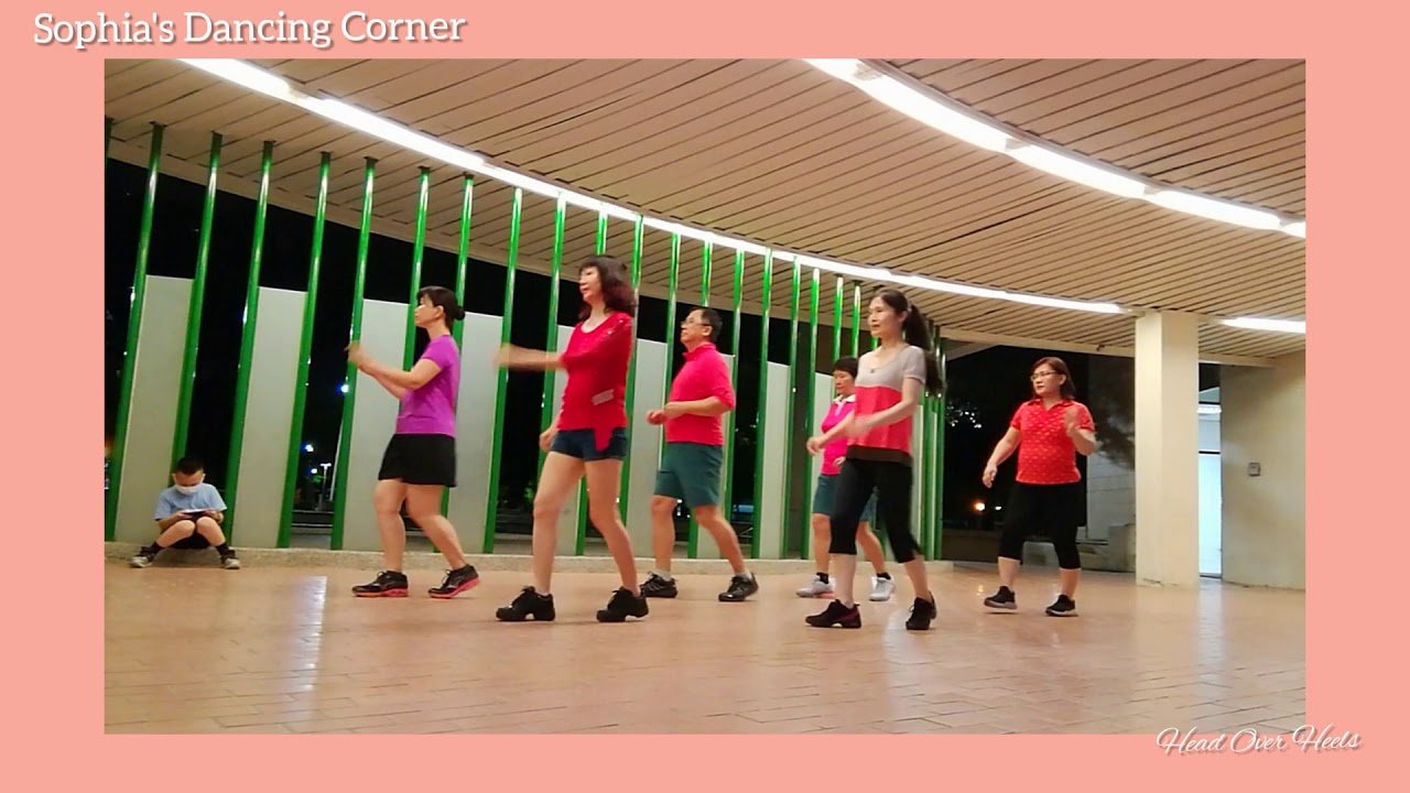 Head Over Heels - Line Dance - YouTube