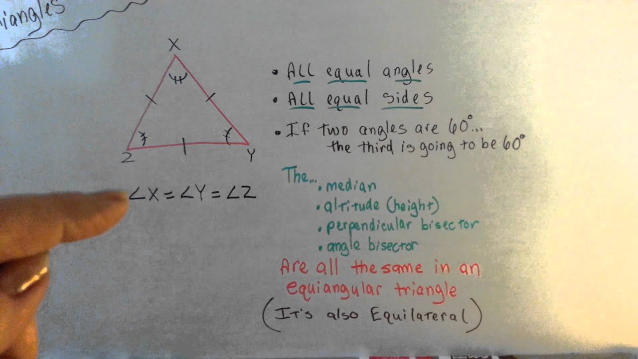 How To Prove An Equiangular Triangle Geometry 87 YouTube How To Prove An Equiangular Triangle Geometry 87 YouTube