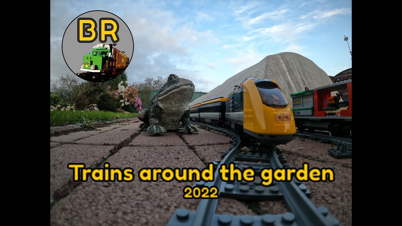 Lego Trains around the Garden Vol 1 - YouTube
