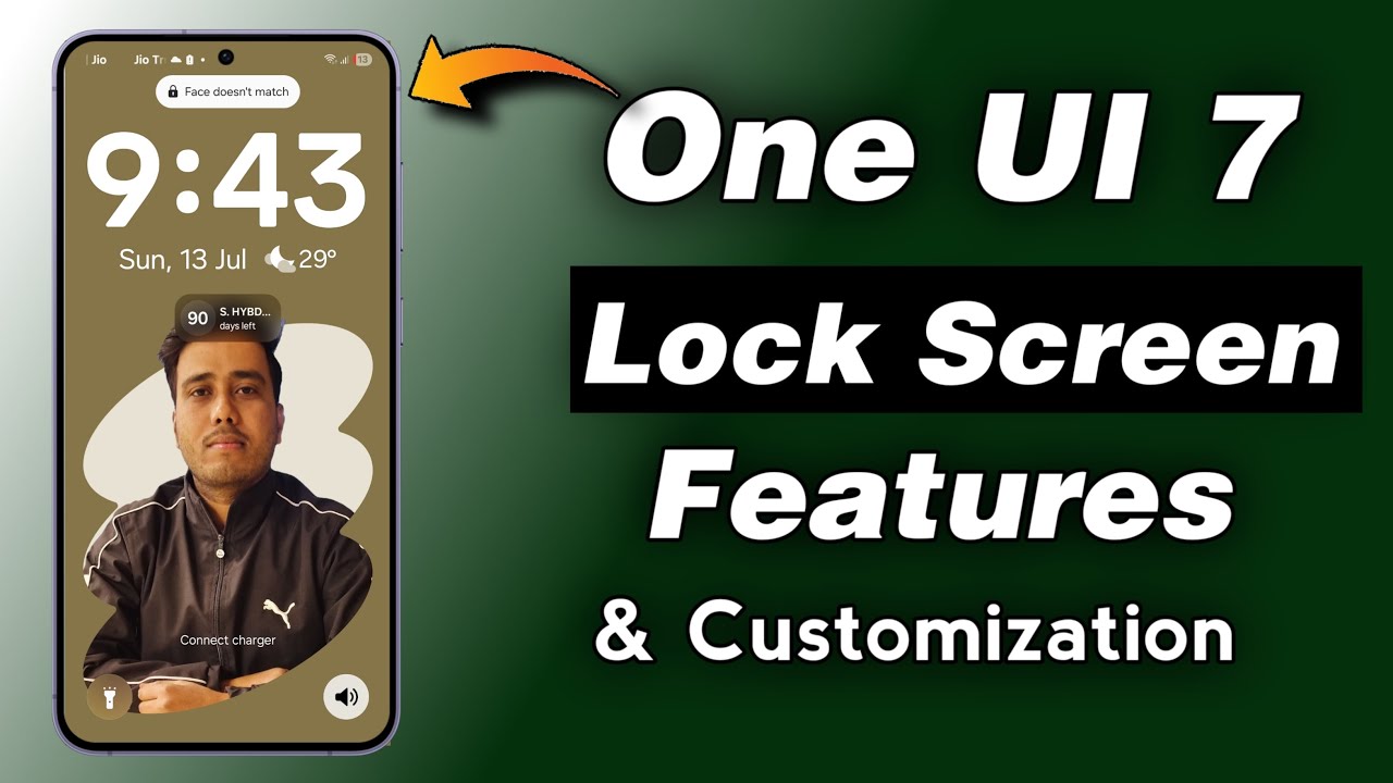 One UI 7 Lock Screen Features & Customization - YouTube