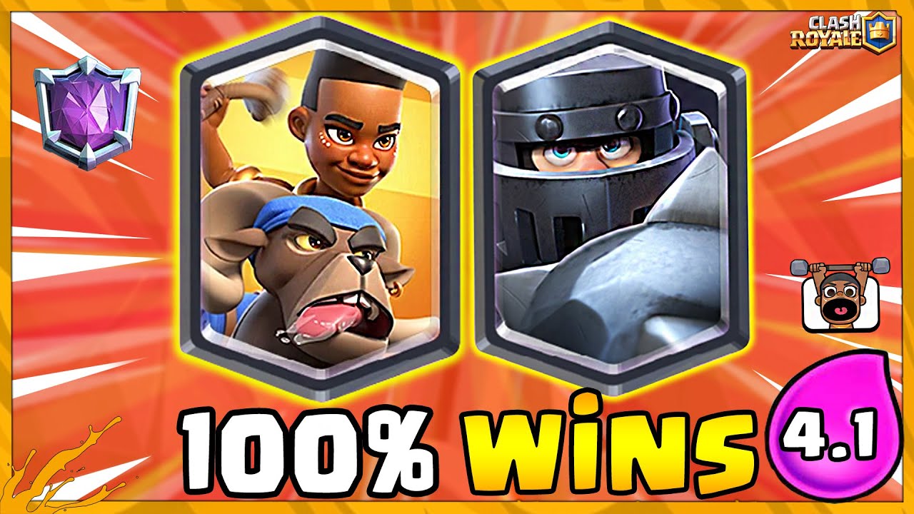 Best New Mega Knight Deck With Ram Rider In Clash Royale - YouTube