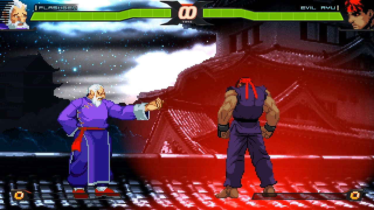 MUGEN - Flash Gen vs. Vyn's Evil Ryu - Download - YouTube