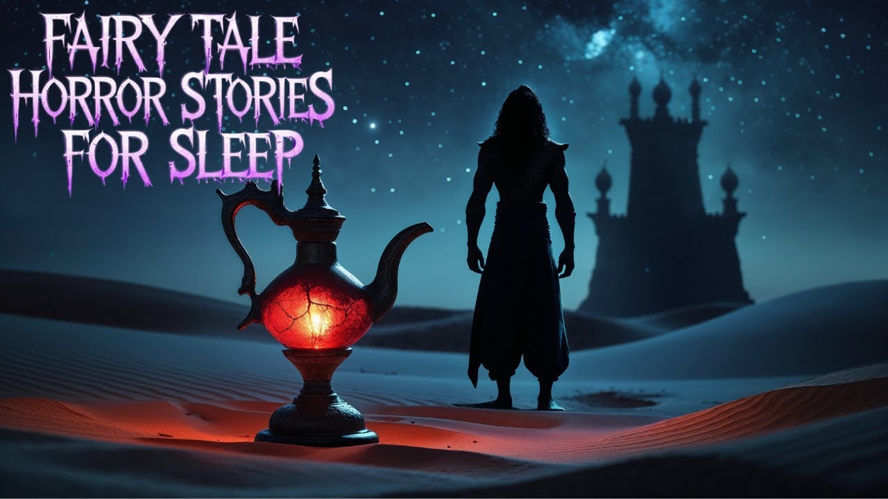 Aladdin airy Tale Horror | Scary Story Sleep With Rain Sounds & Black ...