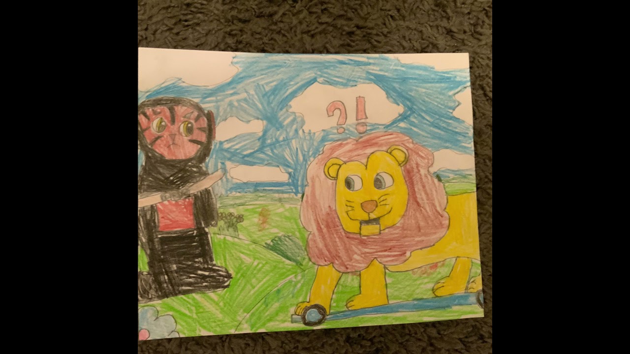 I Draw Darth Tubby Meets the Scary Lion (for Rohan Hordern) - YouTube