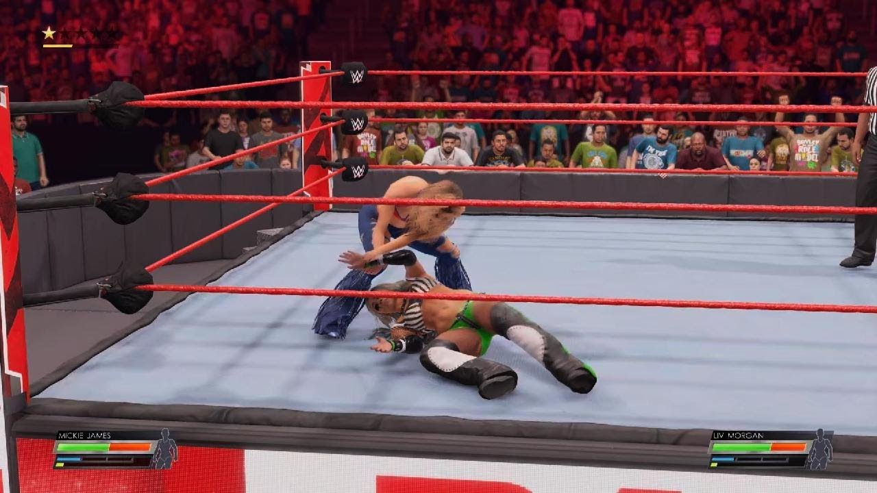 Mickie James vs Liv Morgan - YouTube